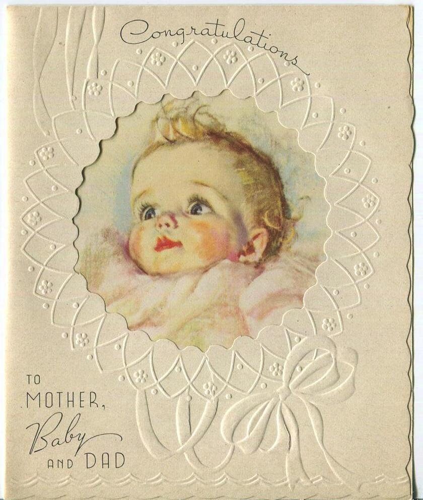 Curated Collection 100 Beautiful Babies. Vintage Baby Graphics From ...