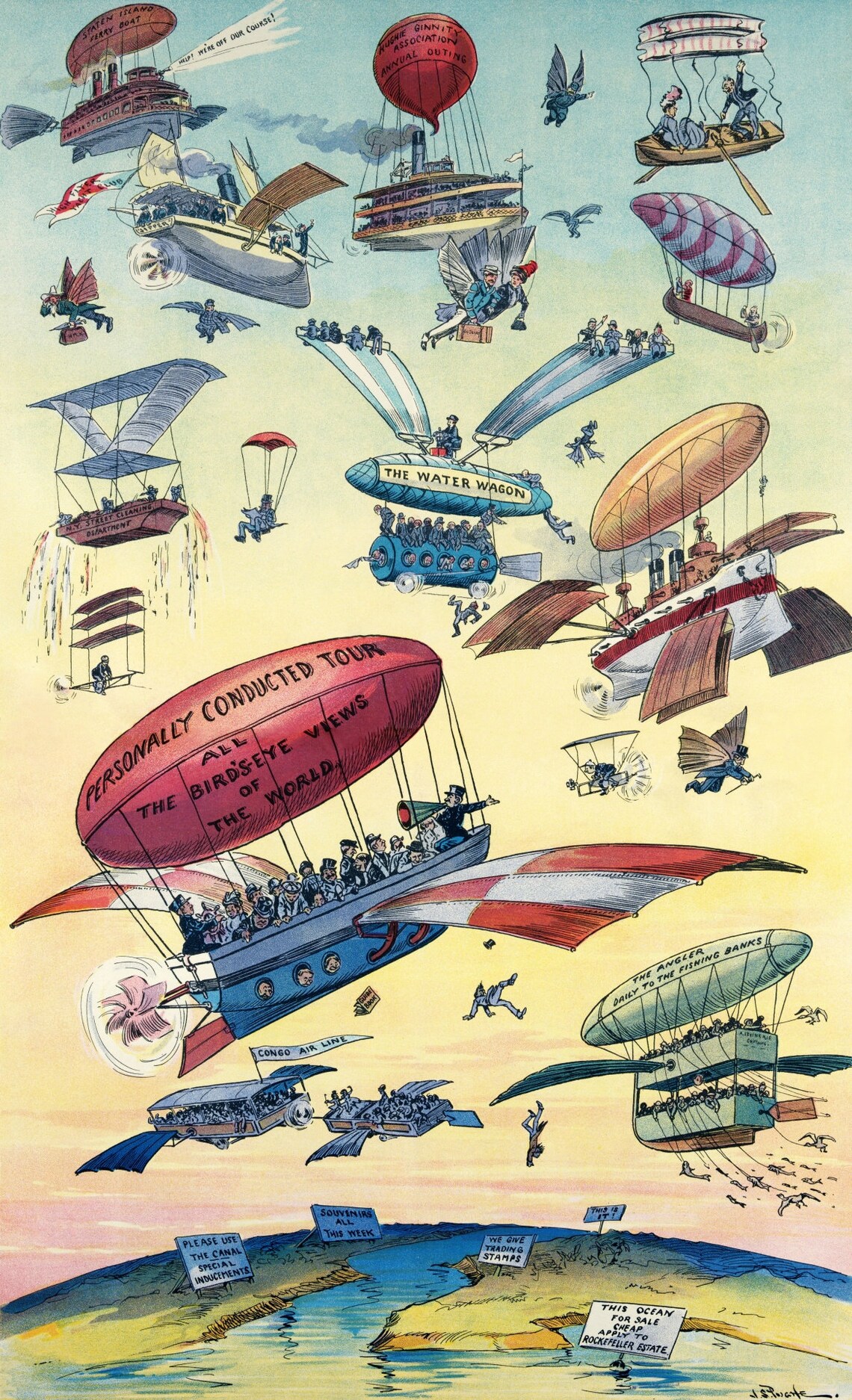 100 Vintage Air Travel, Plane and Airline Ad Illustrations Including ...