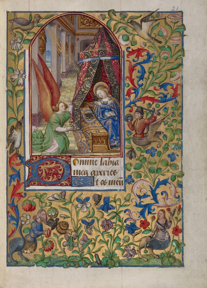 100 Medieval Illuminated Manuscript Pages - Images From 15th Century ...