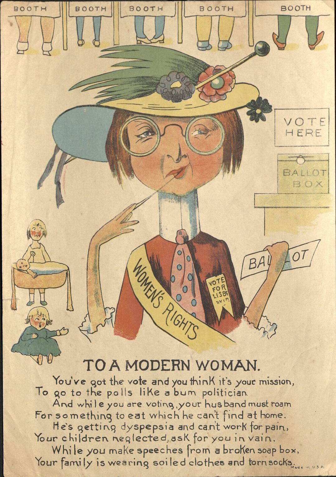 325 Vintage Postcards, Posters, and Photos - the Suffrage Movement ...