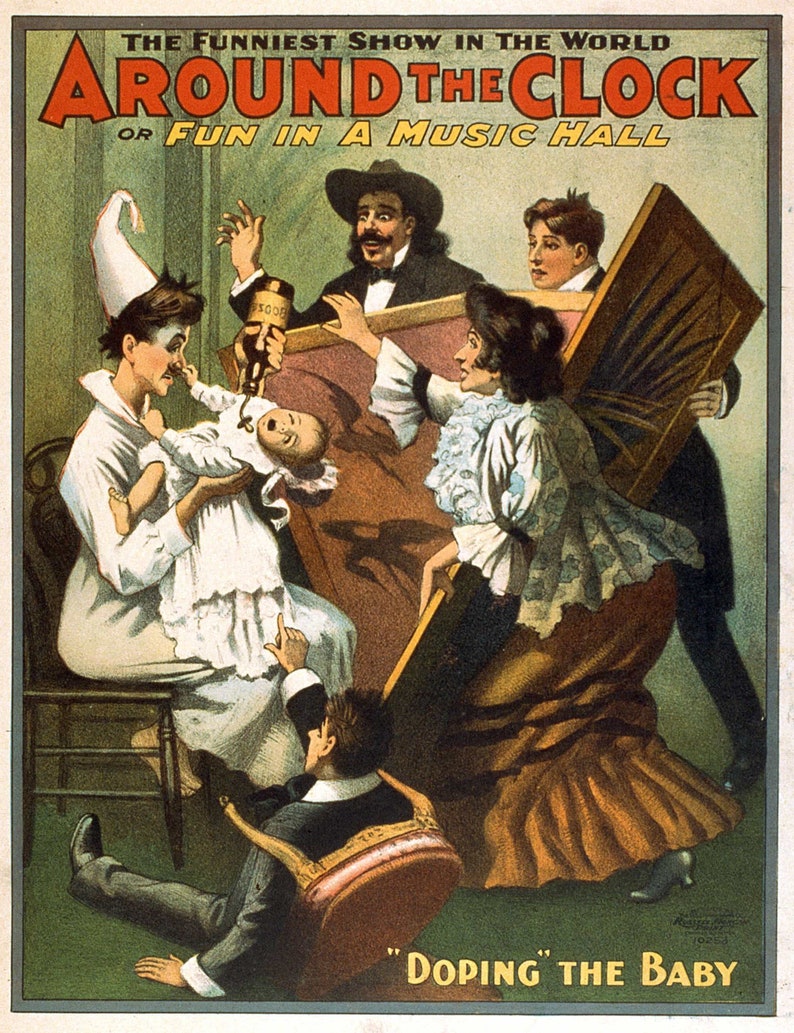 120 Victorian Theatrical Posters - Vintage Illustrations of Victorian ...