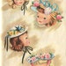 100 Victorian Design Vintage Greeting Card Illustrations From Mid ...
