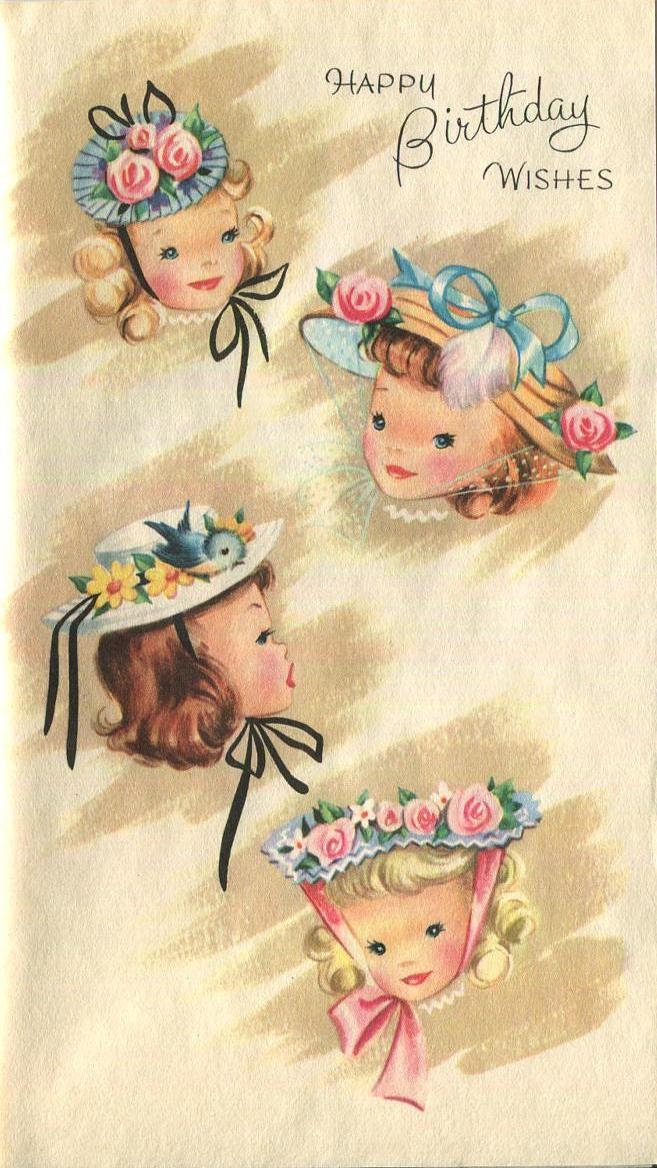 100 Victorian Design Vintage Greeting Card Illustrations From Mid ...