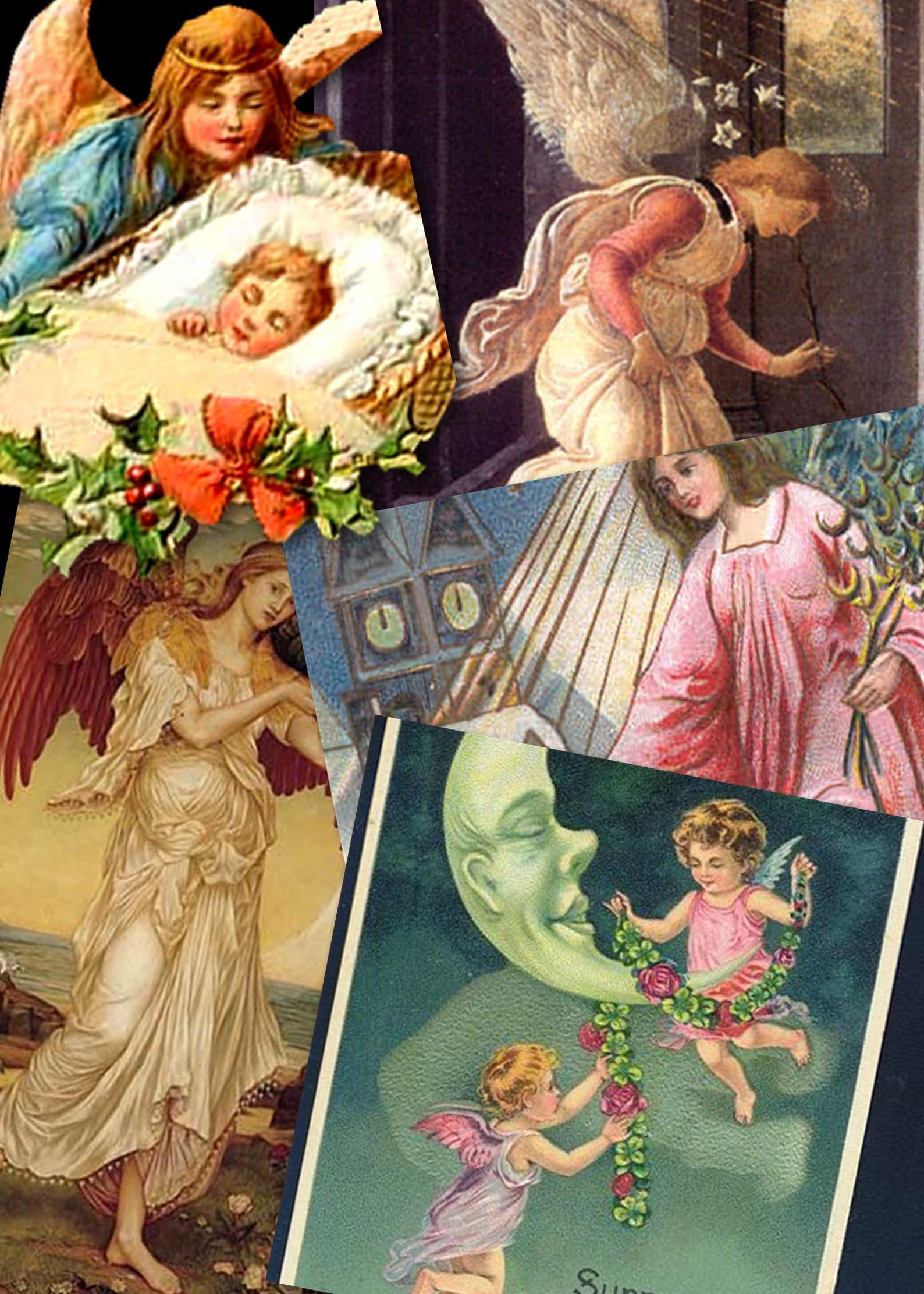 2,375 Victorian and Early 1900's Illustrations and Paintings of Angels ...