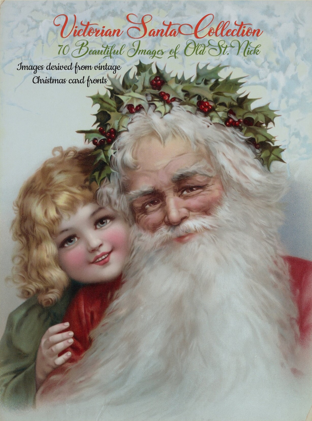 Victorian Santa Collection - 70 Graphics Derived From Vintage Christmas ...