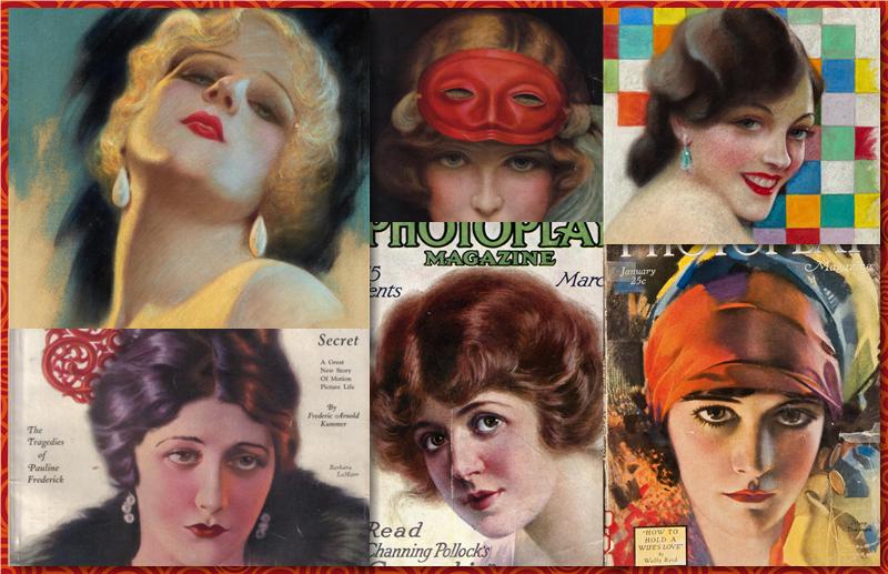 300 Colorful Classic Cinema Fan Magazine Covers and Illustrations ...