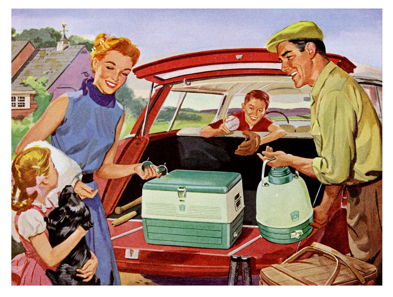 100 Nuclear Family in the Atomic Age - Vintage Ads and Illustrations of ...