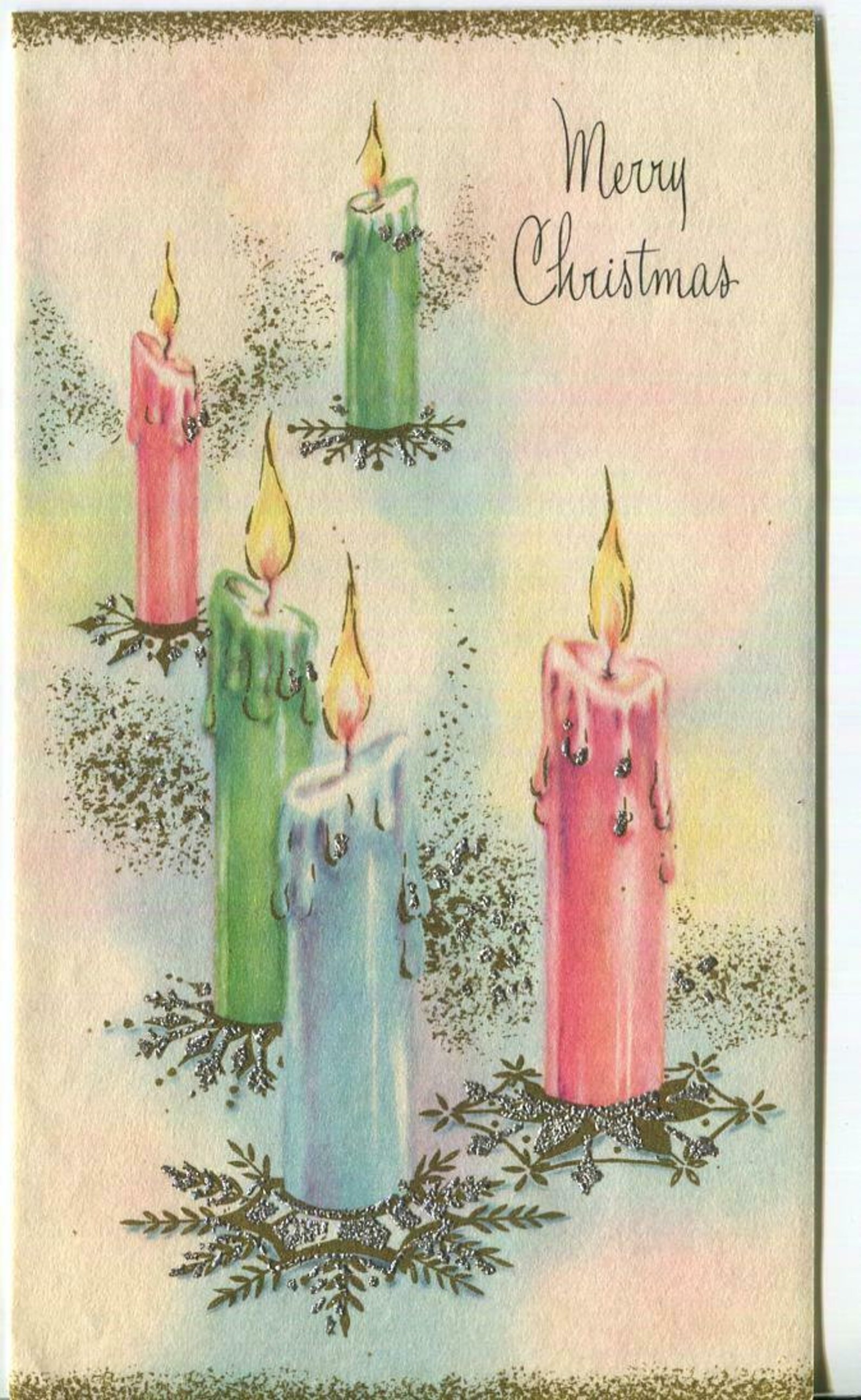 170 Mid-century Christmas Graphics From Vintage Published Greeting ...