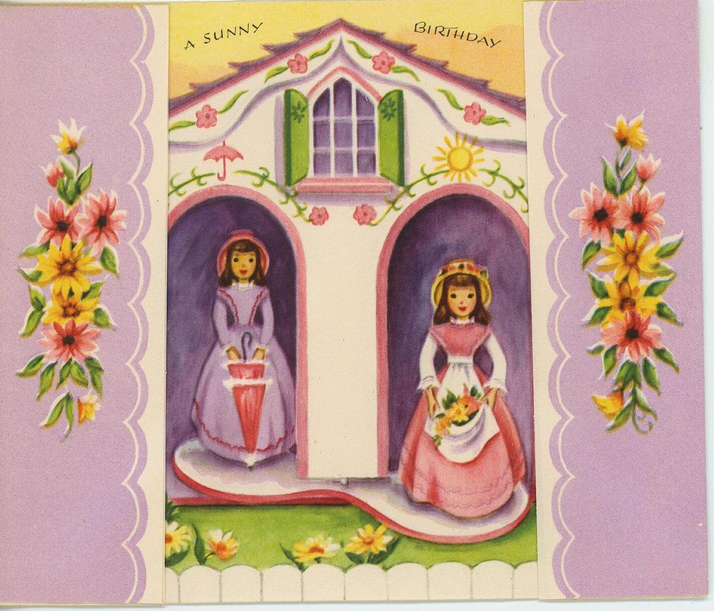 100 Victorian Design Vintage Greeting Card Illustrations From Mid ...