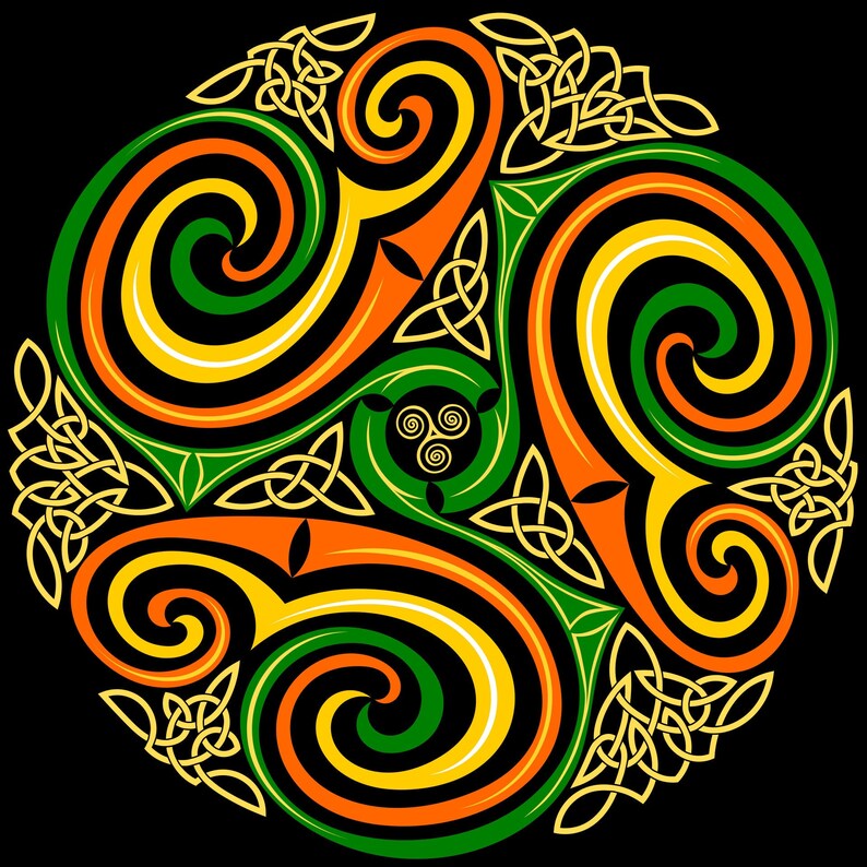 155 Celtic Art Illustrations -including Ancient Illuminated Manuscripts ...