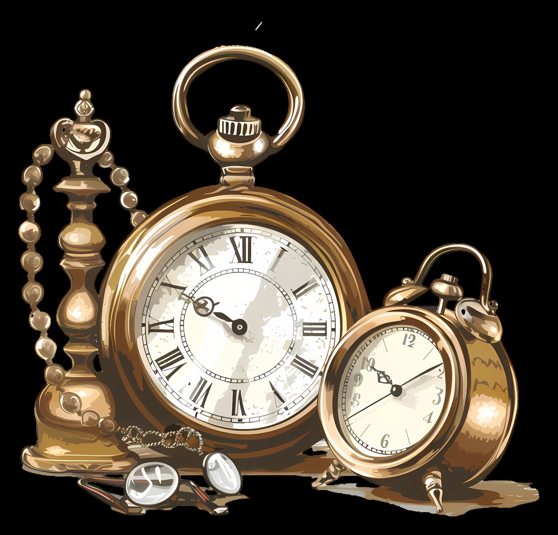 135 Clocks and Timepieces - Graphics for Journalers, Collagists and ...