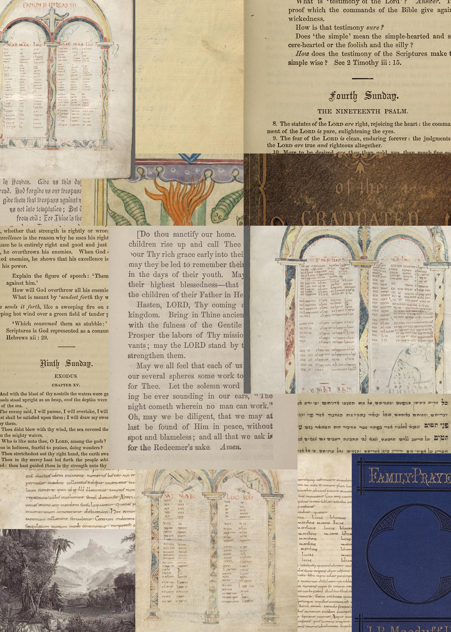465 Pages From Historic and Ancient Bibles, Prayer Books, Medieval ...