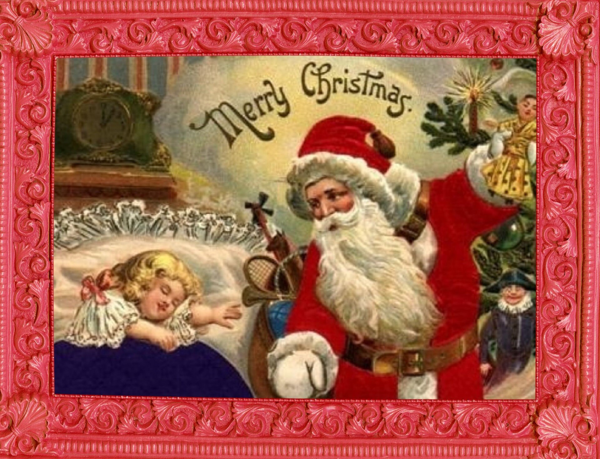 Victorian Santa Collection - 70 Graphics Derived From Vintage Christmas ...