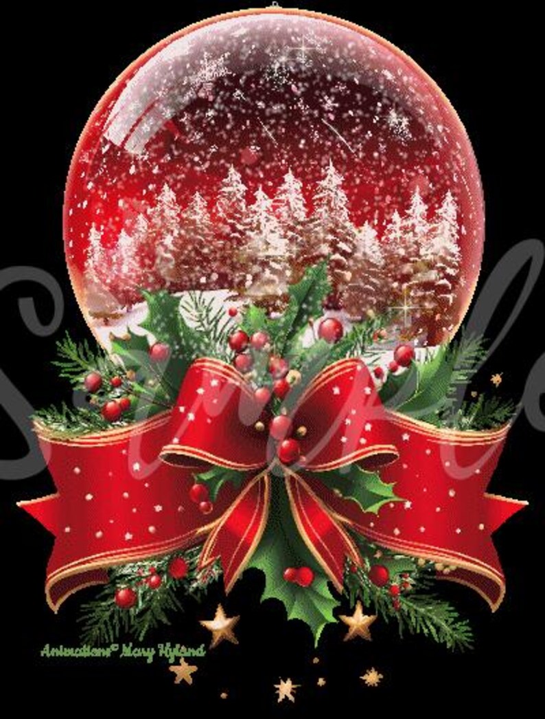 10 Large Snowy .gif Animations - Snow-animated Scenes and Globes for ...