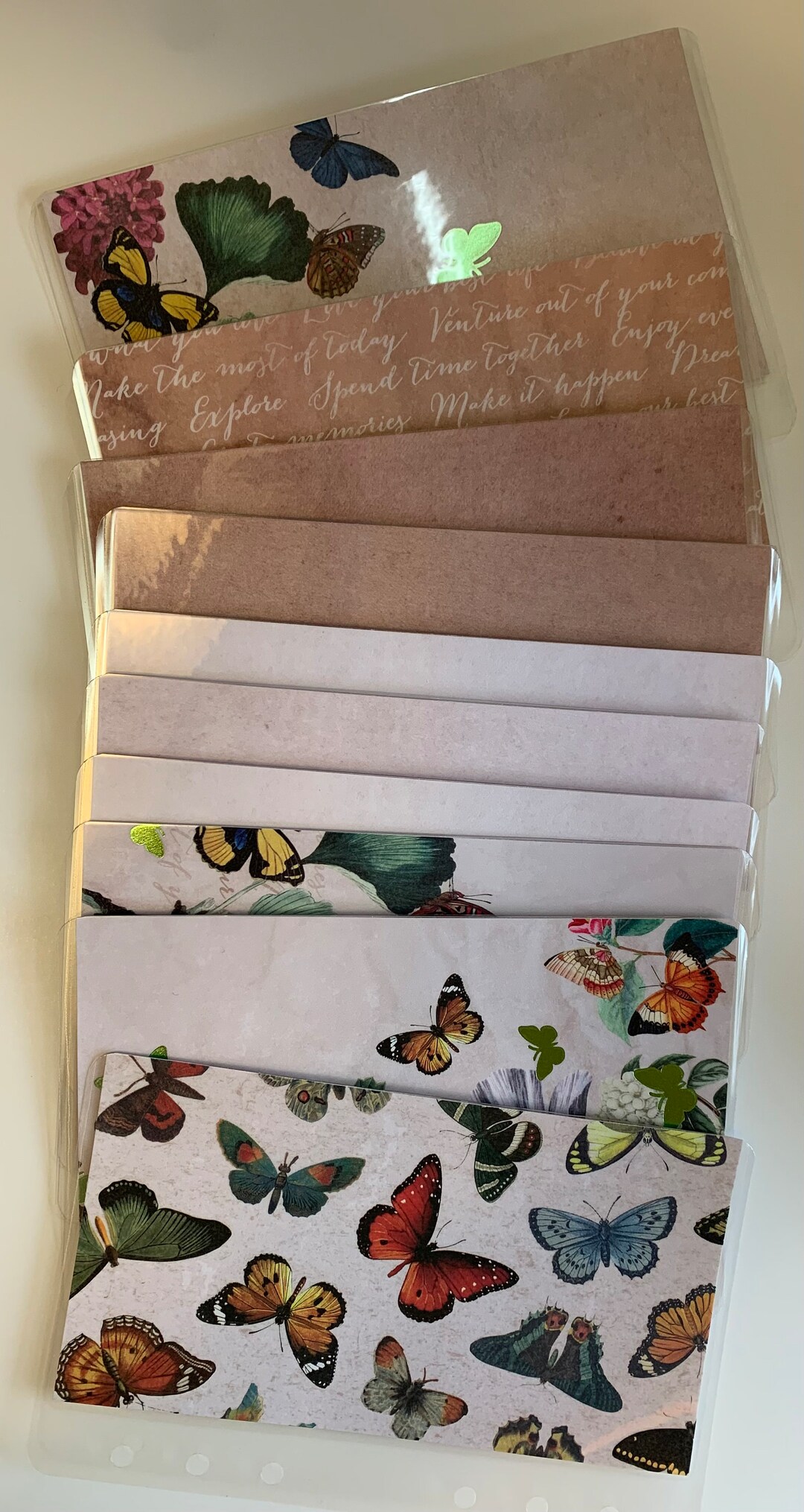 A Set of 10 Butterfly Motif Cash Envelopes With Clear Backs - Etsy
