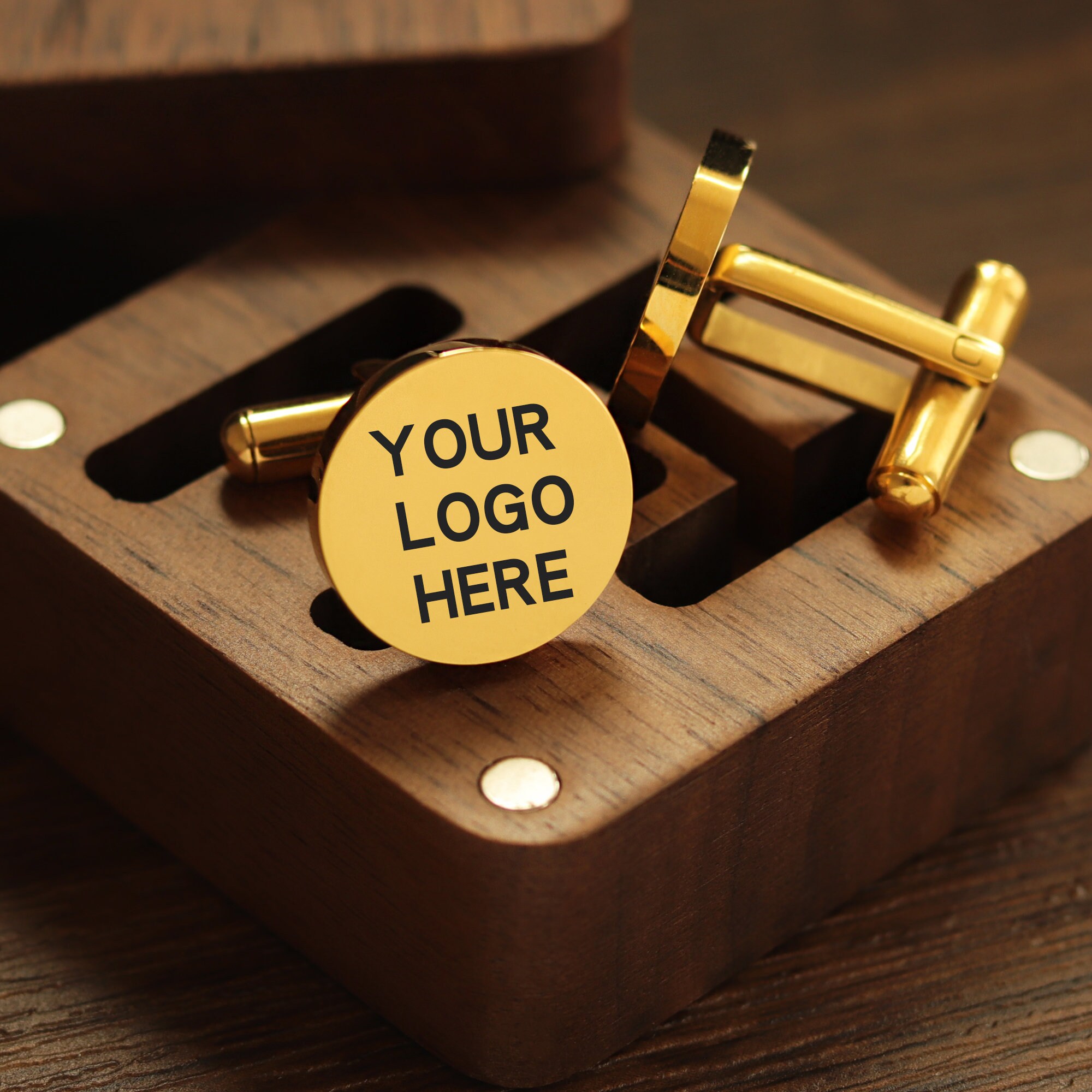 Custom Company Logo Cufflinks, Custom Photo Cuff Links, Personalized ...