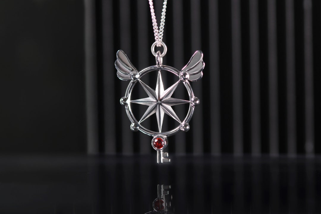 Crystal Key Necklace - Etsy