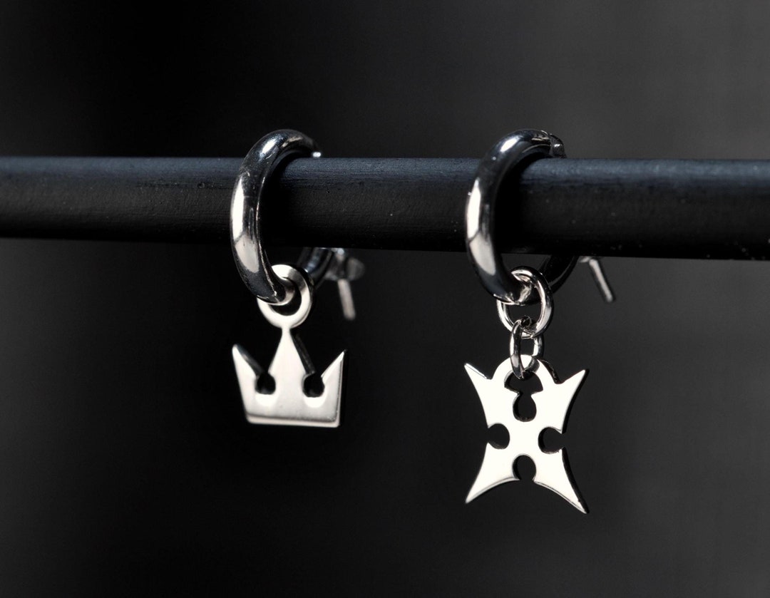 Cross and Crown Earrings - Etsy