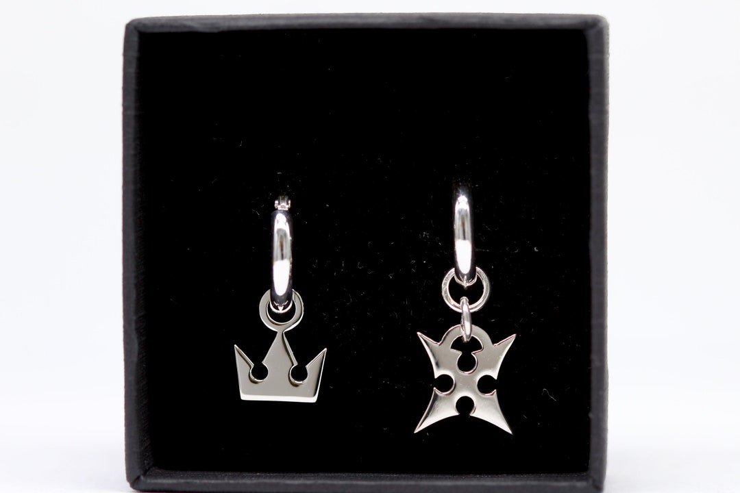 Cross and Crown Earrings - Etsy