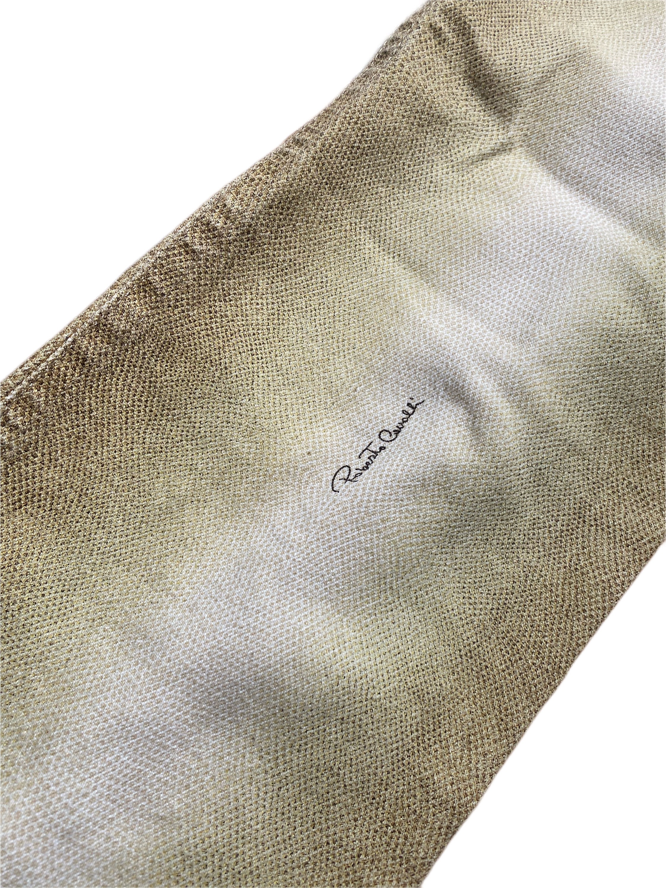 Stunning Vintage 90s Roberto Cavalli Designer Jeans Trousers Gold Statement Snakeskin Print ...