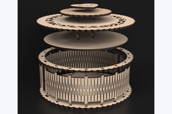 Round Box Laser Cutting File - Etsy