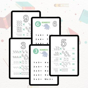 Bundle Math Worksheets, Math, Counting, Printable, Printable Numbers ...