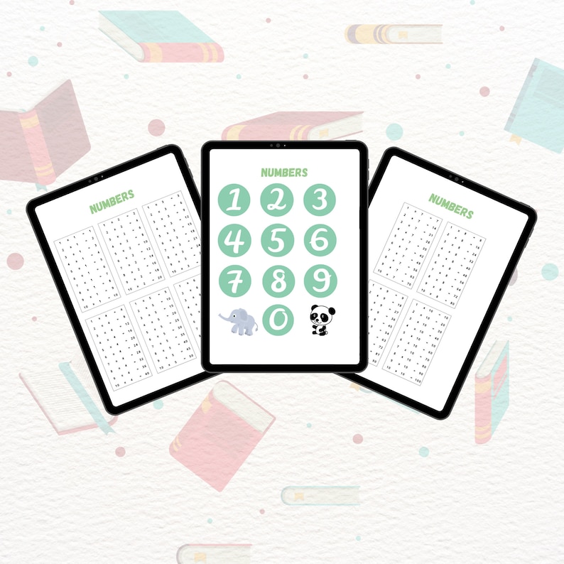 Printable Numbers Counting, Maths Worksheet Printable, Numbers 1-10 ...