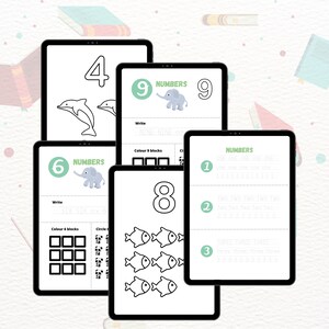 Bundle Math Worksheets, Math, Counting, Printable, Printable Numbers ...
