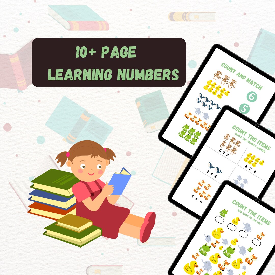 Learning Numbers Games, Count and Whrite Preschool Number Worksheets ...