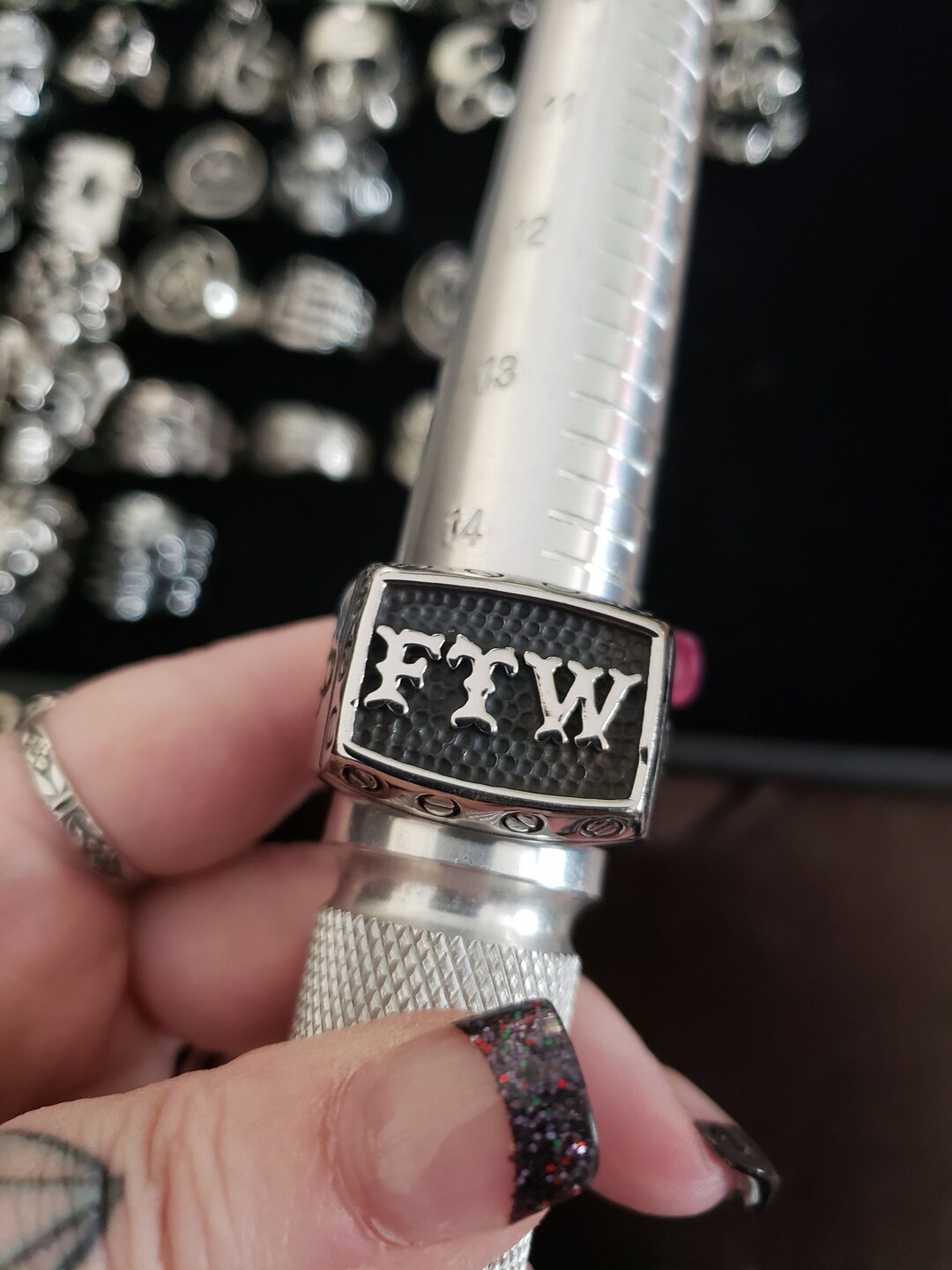 Stainless Steel FTW Men's Ring - Etsy