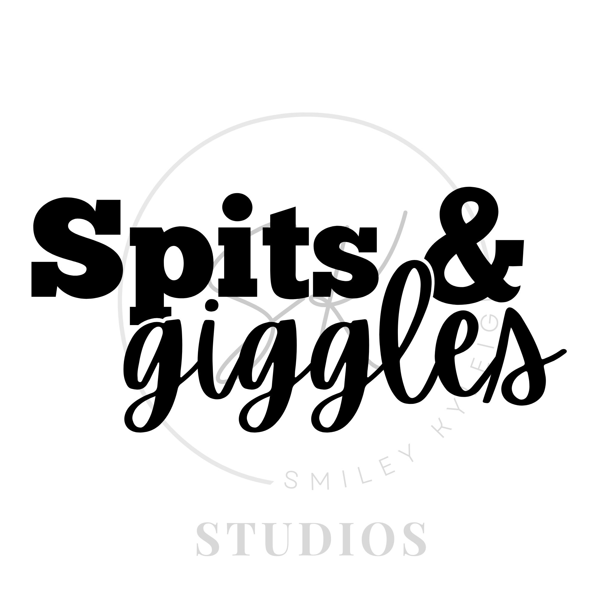 Spits and Giggles Baby Onesie Funny SVG, JPG, PNG Digital File for ...