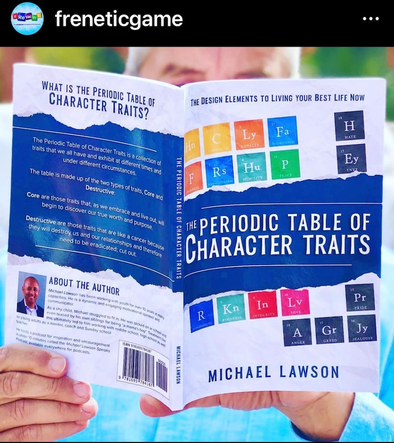 The Periodic Table of Character Traits the Design Elements to Living ...