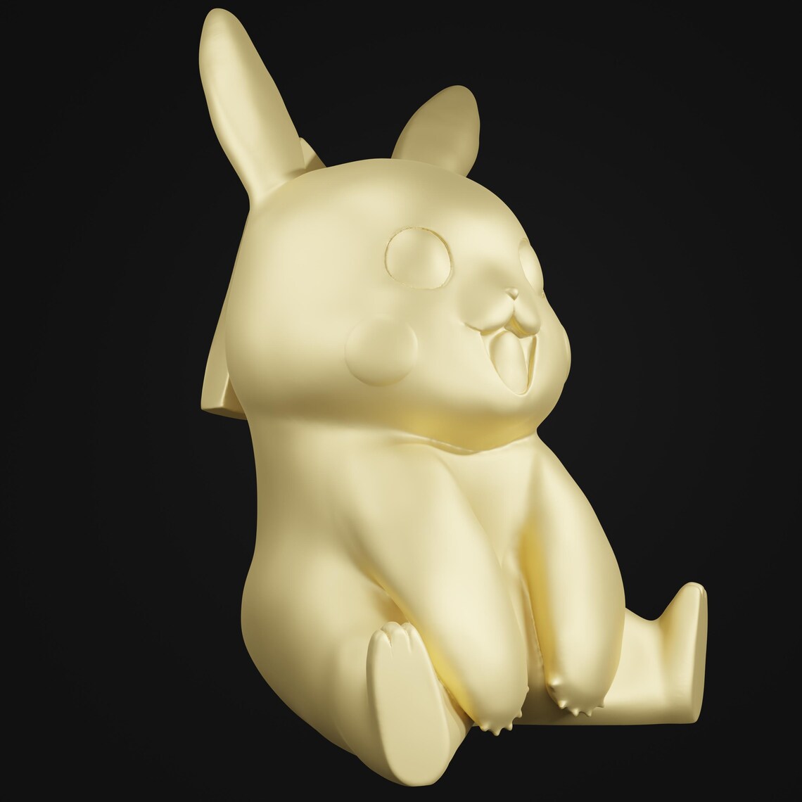 Pikachu Pokemon 3D Model STL File for 3D Printing | 3D Printing Files ...