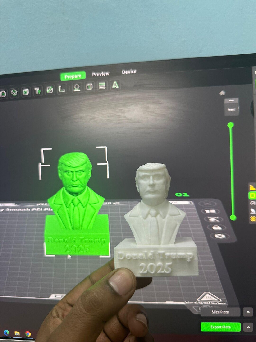 Donald Trump STL File for 3D Printing | Donald Trump 3D Model | US ...