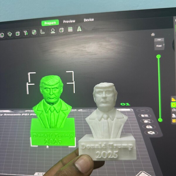 3d Print Donald Trump - Etsy