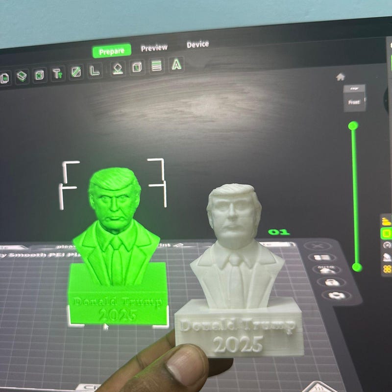 3d Print Donald Trump - Etsy