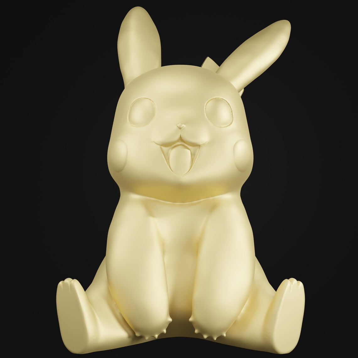 Pikachu Pokemon 3D Model STL File for 3D Printing | 3D Printing Files ...
