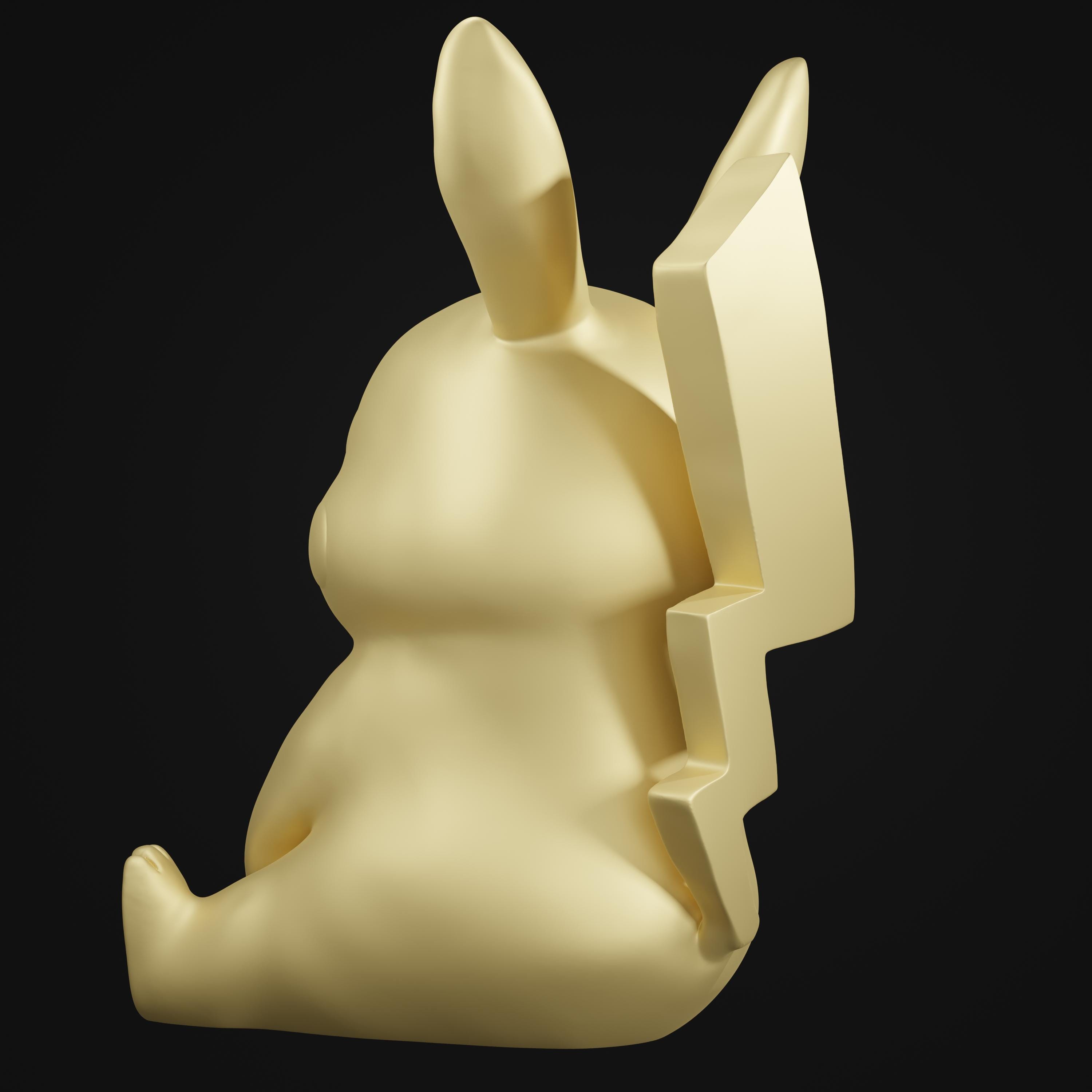 Pikachu Pokemon 3D Model STL File for 3D Printing | 3D Printing Files ...