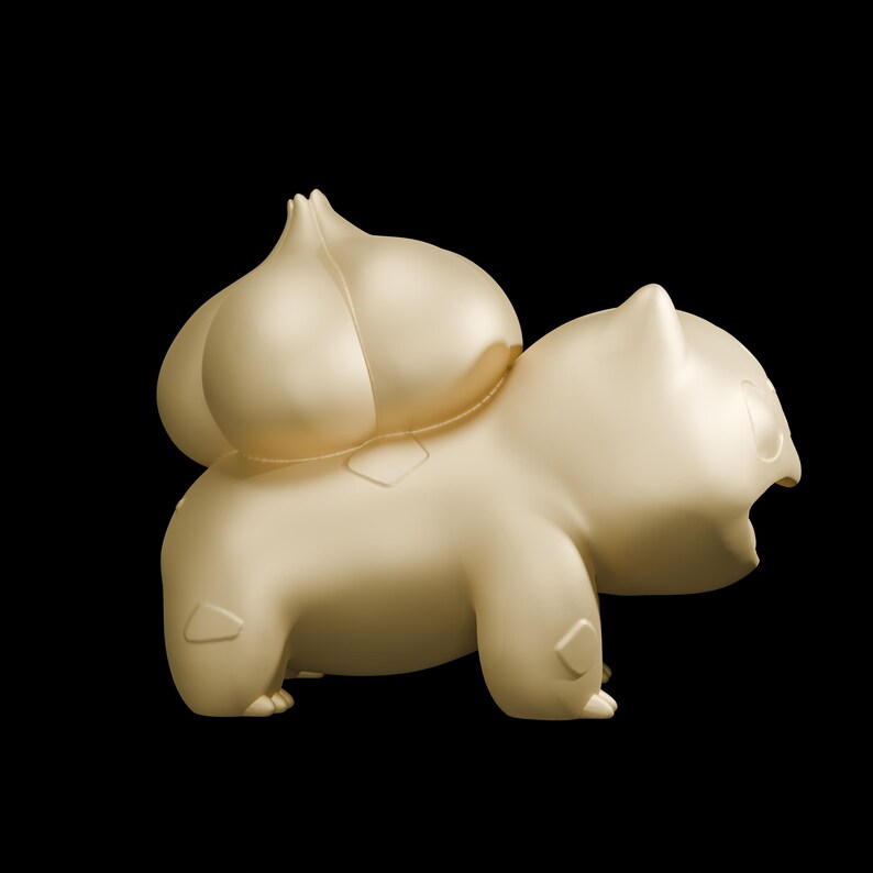 Bulbasaur Miniature 3D Print STL File | Pokémon Fan Art (digital ...
