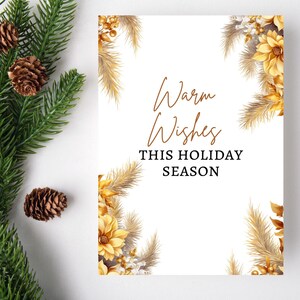 Printable Christmas Mini Cards, Set of 12 Festive 3x4 Inch Holiday ...