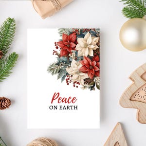 Printable Christmas Mini Cards, Set of 12 Festive 3x4 Inch Holiday ...