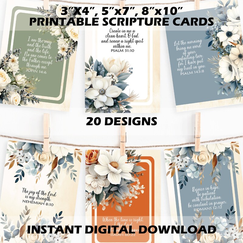 Bible Verse Cards - Etsy