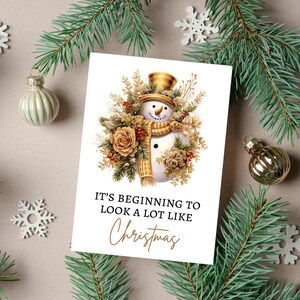 Printable Christmas Mini Cards, Set of 12 Festive 3x4 Inch Holiday ...