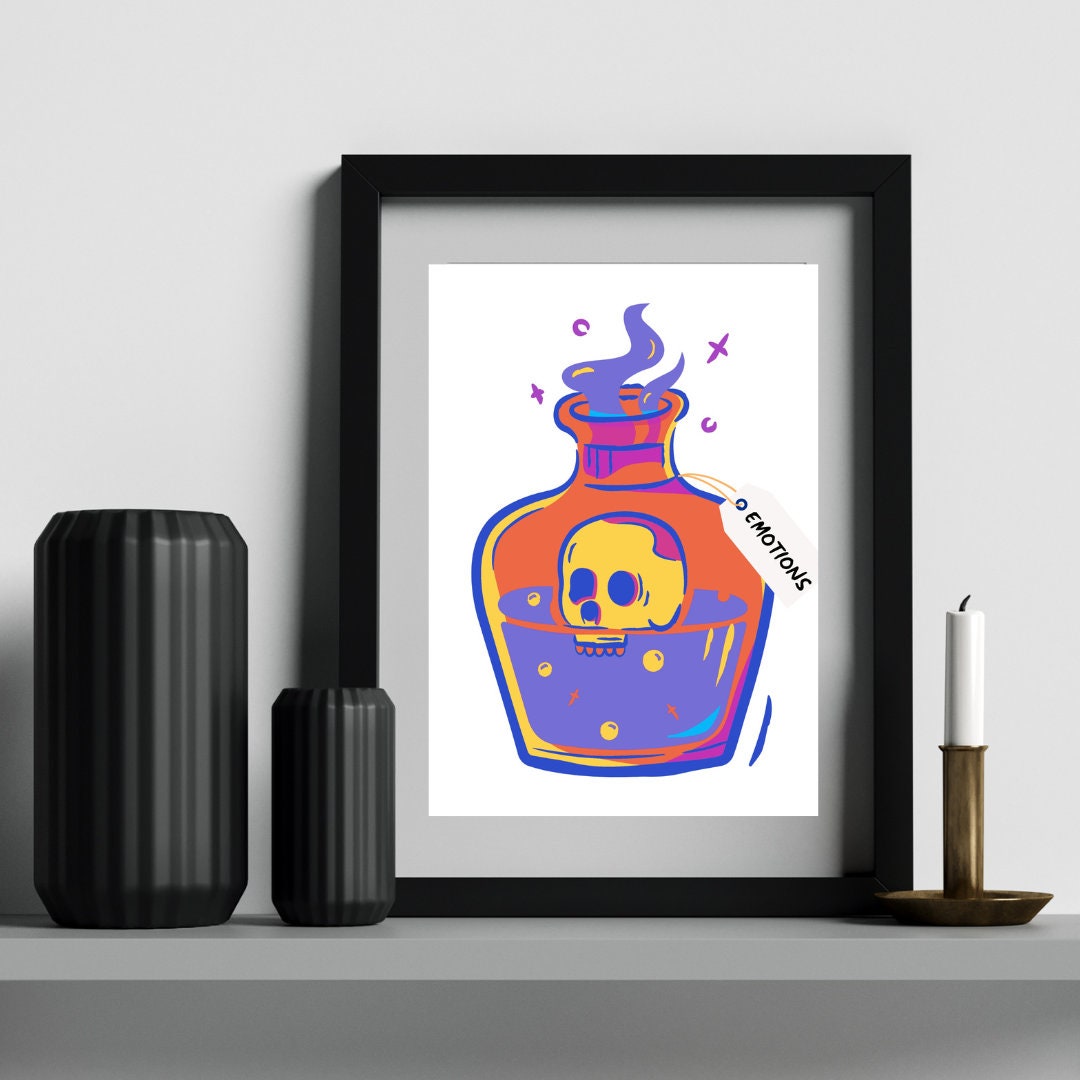 Bottled Emotions Digital Download Print - Etsy