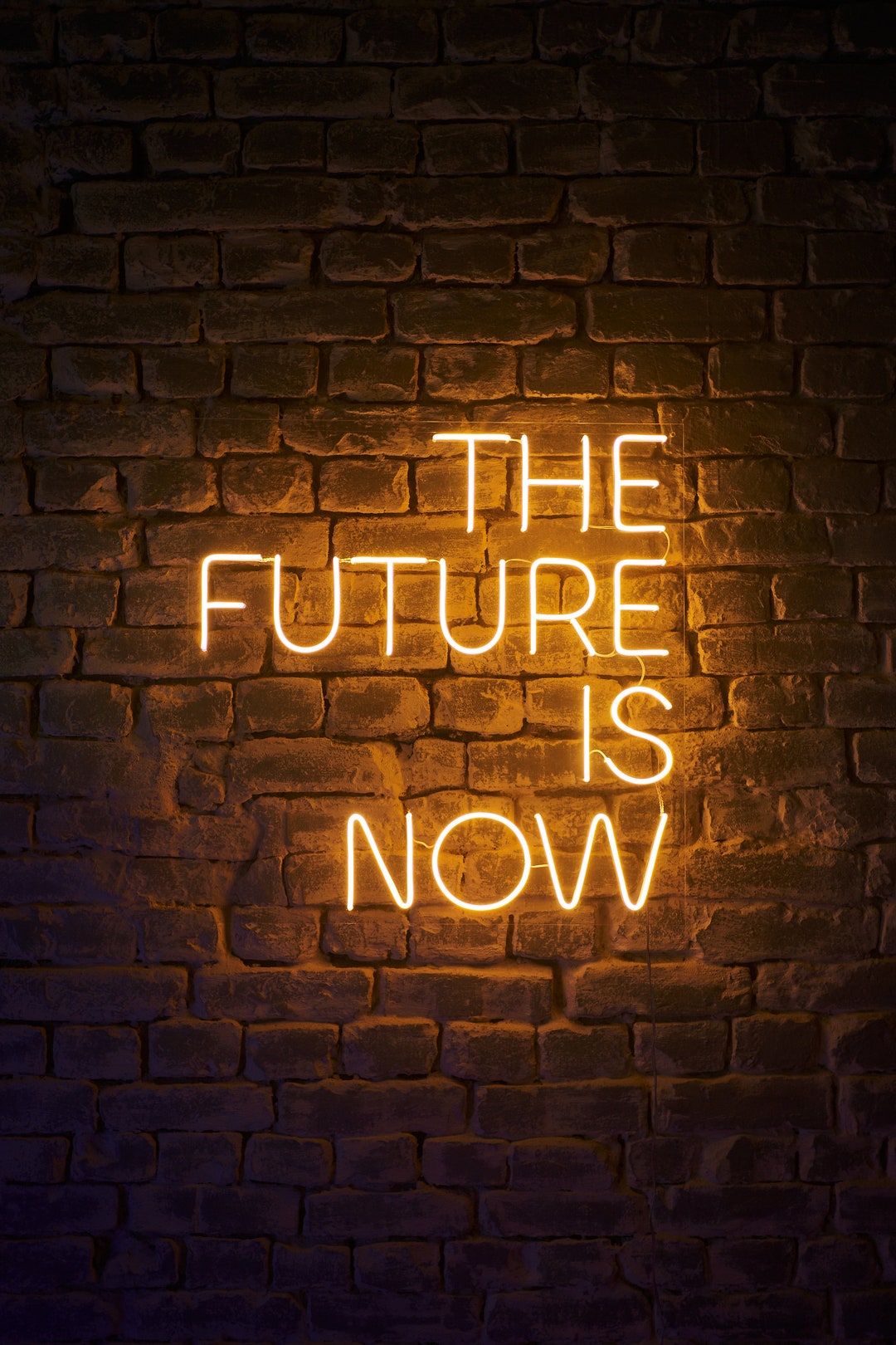 Neon Sign Future is Now Neon LED Sign Neon Writing Wall Decoration for ...