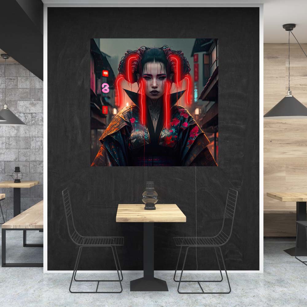 Japan Geisha Neon Sign Tokyo Neon Sign Japanese Neon Sign Tokyo Japan ...