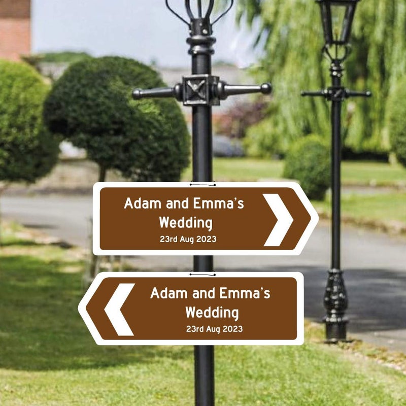 Wedding Road Signs - Etsy