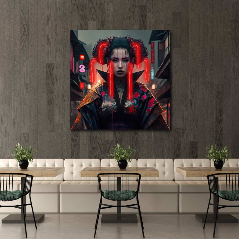 Japan Geisha Neon Sign Tokyo Neon Sign Japanese Neon Sign Tokyo Japan ...