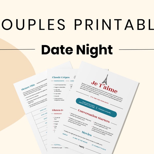 Date Night Idea - Etsy