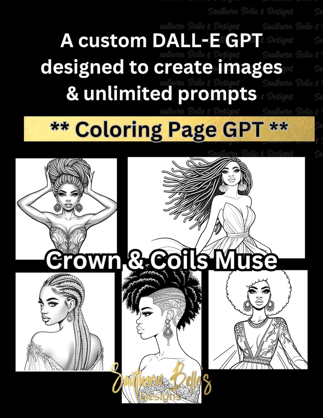 Custom DALL-E GPT | Crown and Coils Muse | AI Art | Create Unique ...